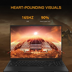 asus TUF A16 16'' FHD 165Hz Gaming Laptop, AMD Ryzen 7-7735HS, Radeon RX7600S V8G Graphics, 64GB DDR5 RAM, 4TB PCIe SSD, RGB Backlit Keyboard, Wi-Fi 6, HD Camera, Black, Win 11 Pro, 32GB USB Card