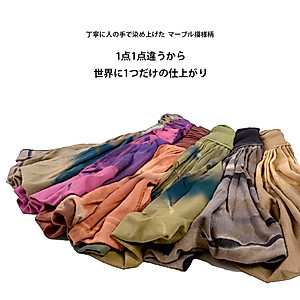 CHARM Tie Dye Bandana Headband For Women, Men's Loose Fitting Boho Headscarf, Wide Hand Dyed Hippie Hair Band For Dreads Black