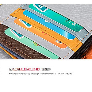 Women Multicolor Wallets Genuine Leather Card Holder Large Purses Phone Clutch (Multicoloured Diamond-L)