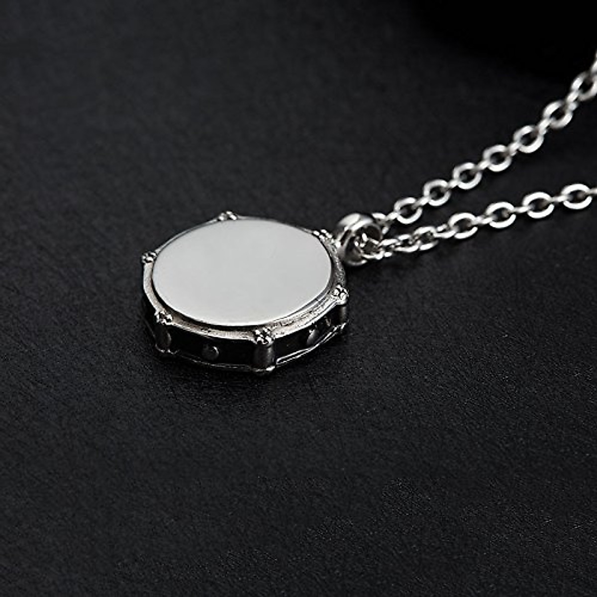 Drummer Gifts for Men and Women - Music Jewelry for Men and Women for Rock Drummers or Drumline Merch a Great Gfit for Drummers Men that play Rock Drums great Snare Drum Chain Gift for Drummer