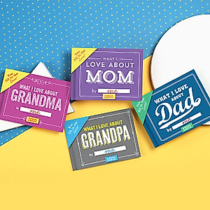 Knock Knock What I Love about Mom Fill in the Love Book Fill-in-the-Blank Gift Journal, 4.5 x 3.25-inches