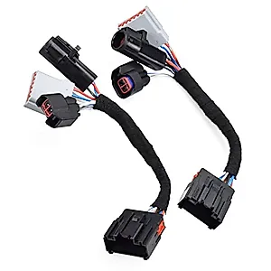 GWNOWZZET 2 Pcs Tow Mirrors Adapter for Ford F250 F350 F450 F550 Super Duty Truck 1999-2007 Mirrors Conversion Harness Wiring Connector