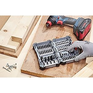 Bosch Professional 8pcs. Double Screwdriver Bit Set Pozidriv (Impact Control, 8 x PZ2-PZ2 Bits, Length 65mm, Pick and Click, Accessory Impact Drill)