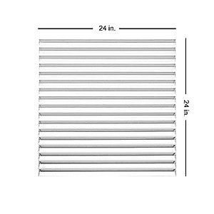 Corrugated 2ft. x 2ft. Drop-in PVC Lite Ceiling Tile in Gloss White Paintable, 24 Pack (96 sq.ft/case)