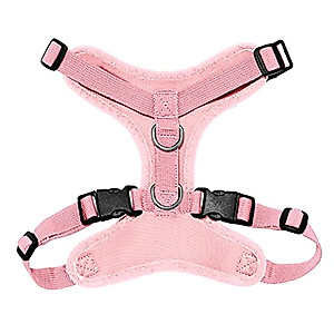 Voyager Step-in Lock Pet Harness - All Weather Mesh, Adjustable Step in Harness for Cats and Dogs by Best Pet Supplies - Pink, M