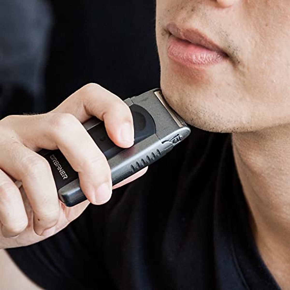 URBANER Battery Powered Grooming Trimmer Gift Set for Men, Electric Beard Shaver and Ear and Nose Hair Clipper, Safe Blades, Portable, Cordless, MB-970