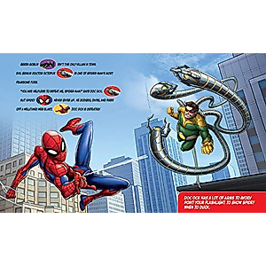Marvel Spider-man - Pop-Up Board Book and Sound Flashlight Toy Set - PI Kids (Play-A-Sound)