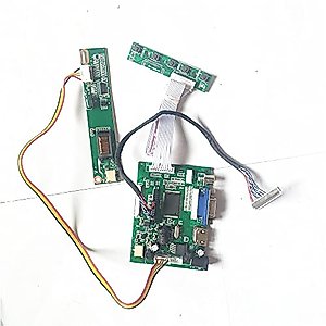 for LP133X7-A2/B2DL/C2CC/D2NC/E2DL/F2IB 1024768 13.3" LVDS 20Pins 1CCFL Inverter HDMI-Compatible VGA 2AV Controller Board (LP133X7-A2)