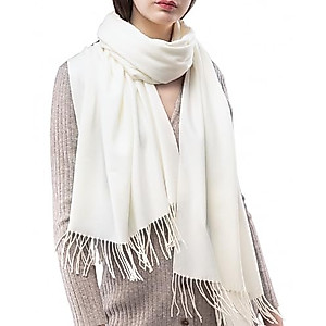 FURTALK Womens Pashmina Shawl Wraps Cashmere Feel Winter Scarf Soft Warm Blanket
