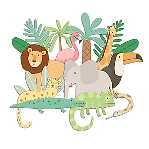 Jungle Animals Wall Decals | Safari Nursery Decor | Wall Stickers for Kids