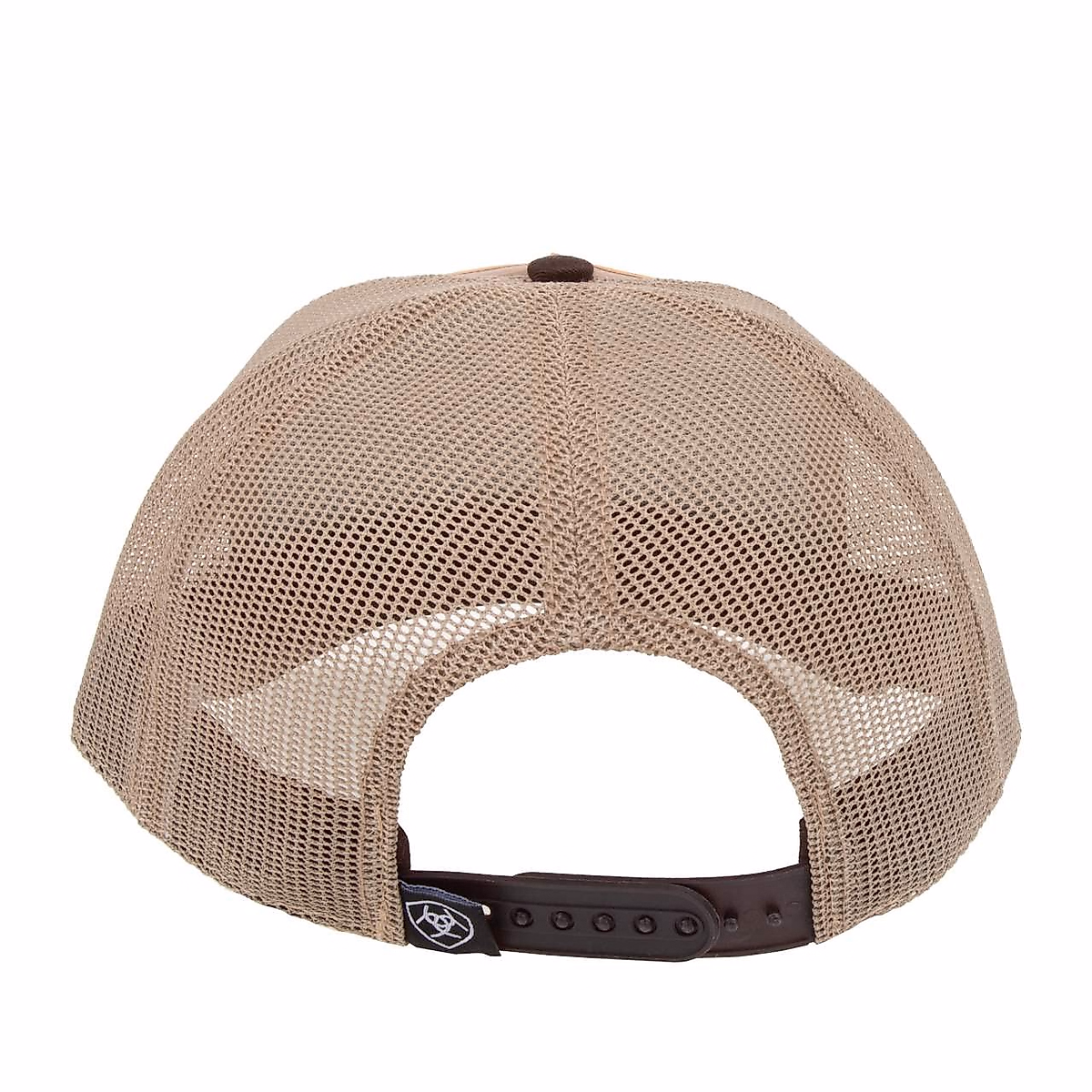 ARIAT Ladies Snap Back Aztec Logo Hat, Tan