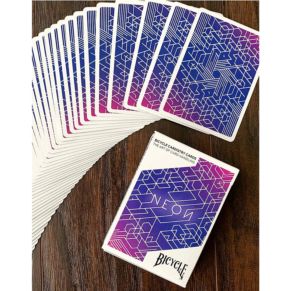 Bicycle Neon Orange Bump Cardistry Deck (Not A Playable Deck)