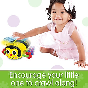 The Learning Journey Early Learning - Crawl About Bee - Crawling Toys for Babies 6-12 Months - Bright Lights and Fun Melodies - Award Winning Toys