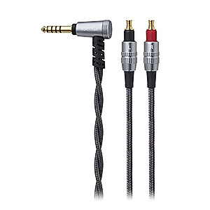 Audio-Technica HDC114A/1.2 4.4mm Detachable Balanced Audiophile Headphone Cable for On-Ear & Over-Ear Headphones