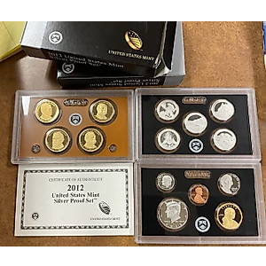 2012 S Silver Proof Set OGP