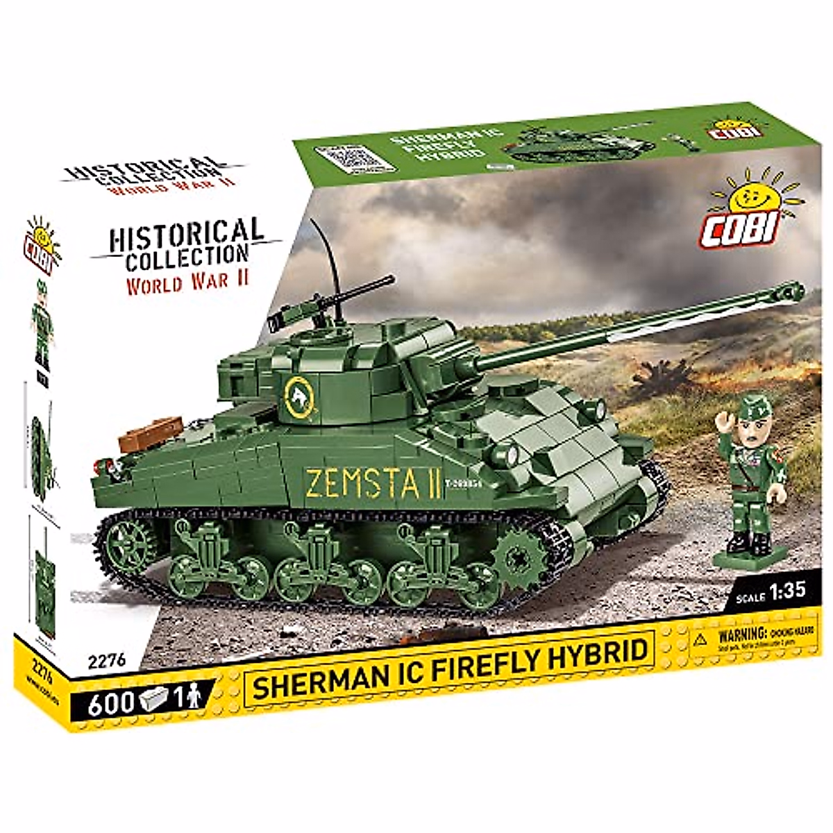 COBI Historical Collection WWII Sherman IC Firefly Tank