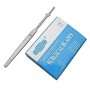 PC 100 Scalpel Blades # 11 with Free Handle # 7