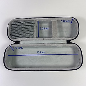 Carrying case with Handle for Portable Printers of IOOIOO Peripage A40, A40 Plus, D210, Munbyn ITP01, ITP01P, Jadens PD-A4