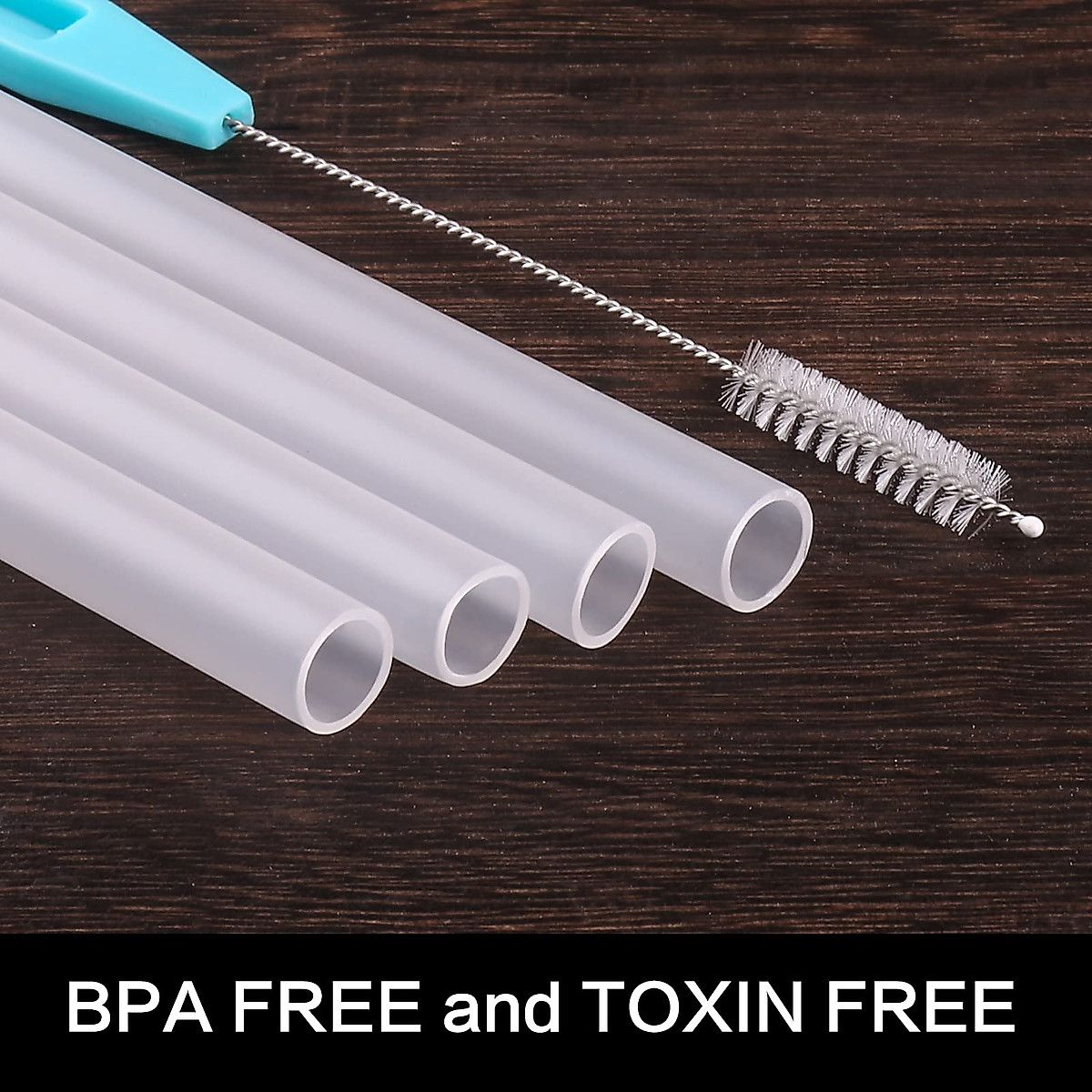 Replacement Straws Compatible with CamelBak eddy+12 oz Kids Water Bottle-CamelBak Straws Replacement-Accessories Set Include 4 BPA-FREE Straws and 1 Straw Cleaning Brush(12OZ)