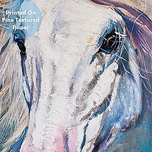 Wall Art Equestrian Horse Lovers Painting Print Glam Modern Art Poster Print Designer Brand