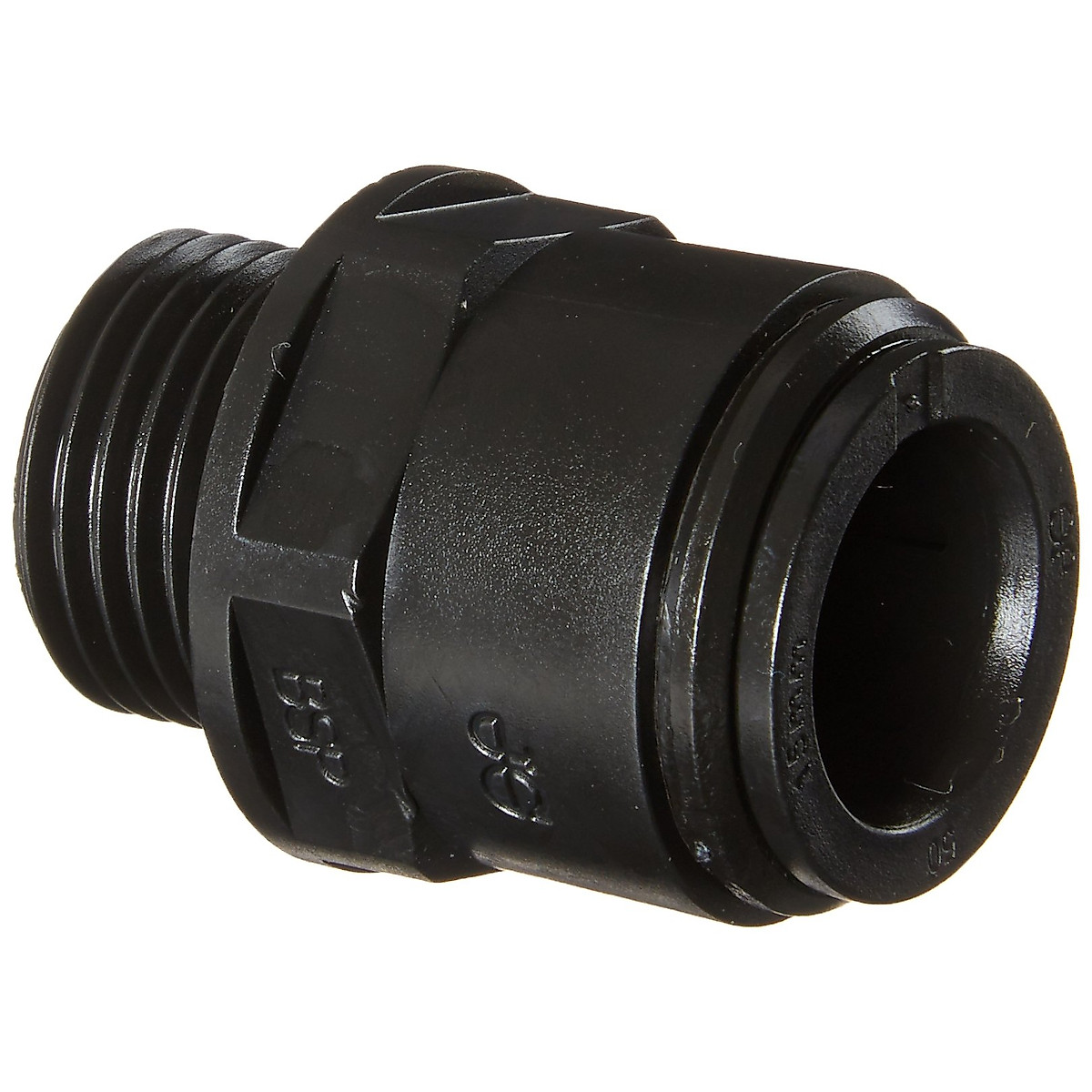 John Guest PM011514E Male Connector, 15 mm x 1/2" BSPP (Pack of 10)