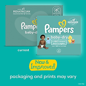 Pampers Baby Dry Diapers Size 3, 104 count - Disposable Diapers