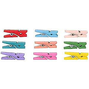 Juvale Mini Wooden Clothespins for Crafts (1 x 0.25 in, 300-Pack)
