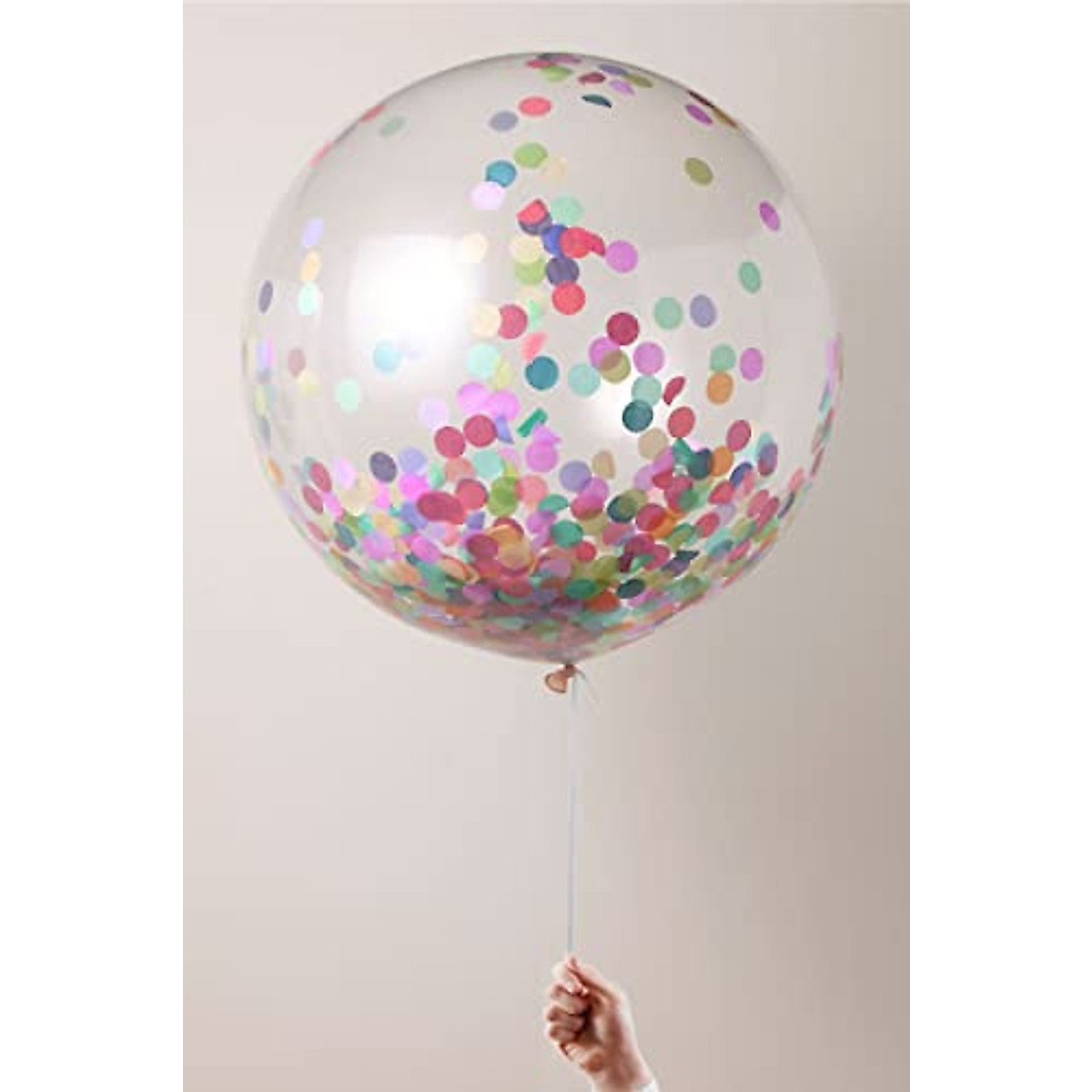 Clear balloons for Stuffing Large Balloons 24 Inch Translucent Balloon 5 Jumbo Balloons Giant Globe Strong Latex Big Round Balloon Decorating Wedding, Baby Shower, Birthday Party Helium Quality