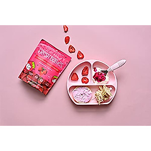 Fresh Bellies Strawberry Feels Forever| Strawberry Freeze Dried Healthy Snack for Kids| Gluten Free Freeze Dried Fruit Kids Snack with No Preservatives & No Added Sugar| Age 12+ Months| 6-Pack