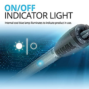 Fluval M50 Ultra-Slim Submersible Aquarium Heater – 50W Underwater Heater for Aquariums up to 15 Gal.