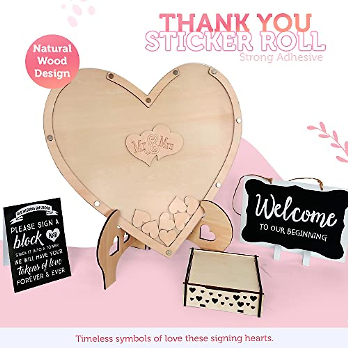 Wedding Guest Book Alternative - Personalized Heart Guest Book, Rustic Wedding Guest Book, Heart Drop Wedding Reception, Heart Frame Wedding Guest Book, Wooden Drop Box, Guest Book Sign