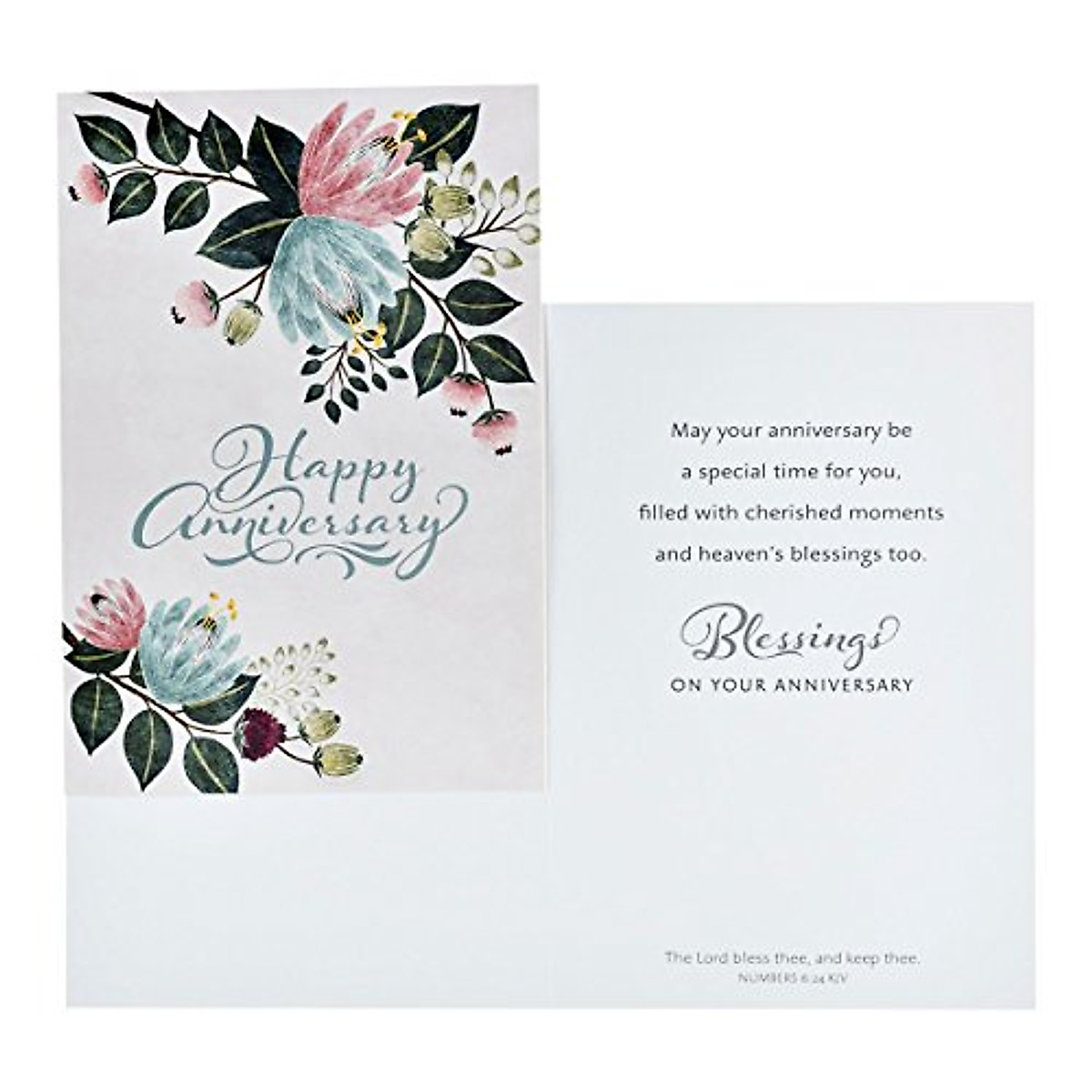 DaySpring Anniversary - Inspirational Boxed Cards - Floral Border - 18561