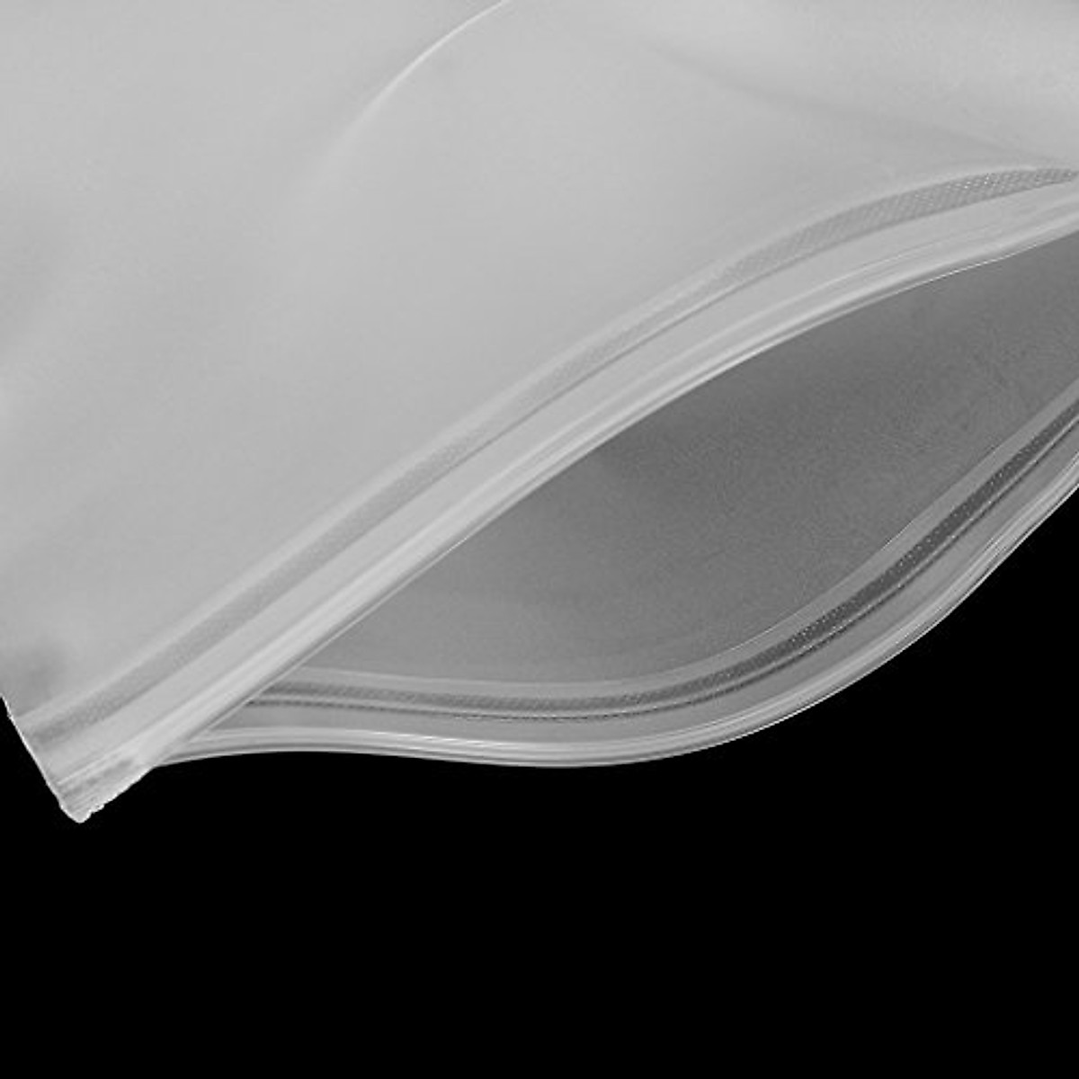 10 Pieces Frosted Thick Reclosable Zipper Poly Bag Storage Packaging Bag for Gift Clothes Shoes Jewelry - 14x20