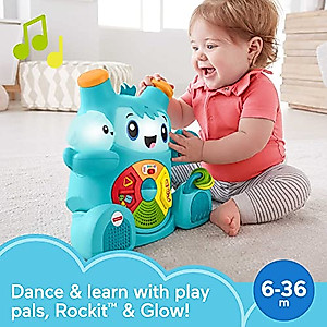 Fisher-Price Learning Toy Dance & Groove Rockit With Interactive Music Lights And Phrases For Infants And Toddlers
