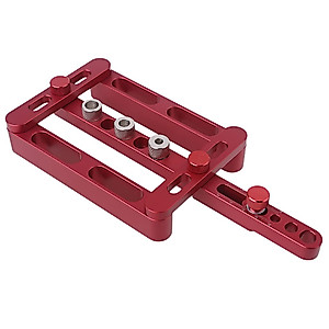 Dowelling Jig Dowels Jig Accessories Self Centering Wood Dowel Hole Drilling Guide Woodworking Three-in-oneTool Dowel Jig Kit