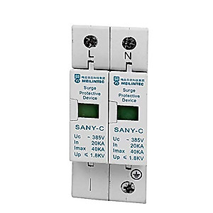 New Lon0167 AC 385V 40KA 2P lighting Power Surge Protection Device Arrester(AC 385 ν 40KA 2P Überspannungsschutz-Überspannungsschutz