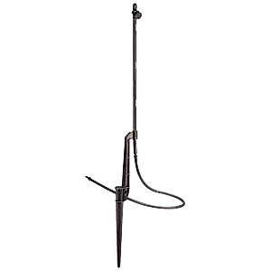 Rain Bird MSH2PKS Drip Irrigation 10-32 Threaded Micro-Spray Nozzle, 180° Half Circle Pattern, 0 - 10' Spray Distance, 2-Pack