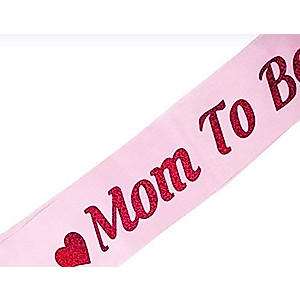 Shimmer Anna Shine Baby Shower Sash (Pink)