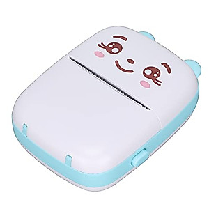 Deryang Mini Printer, Photo Printer Low Working Noise Environmental Friendly for Student for Household for Outdoor for School