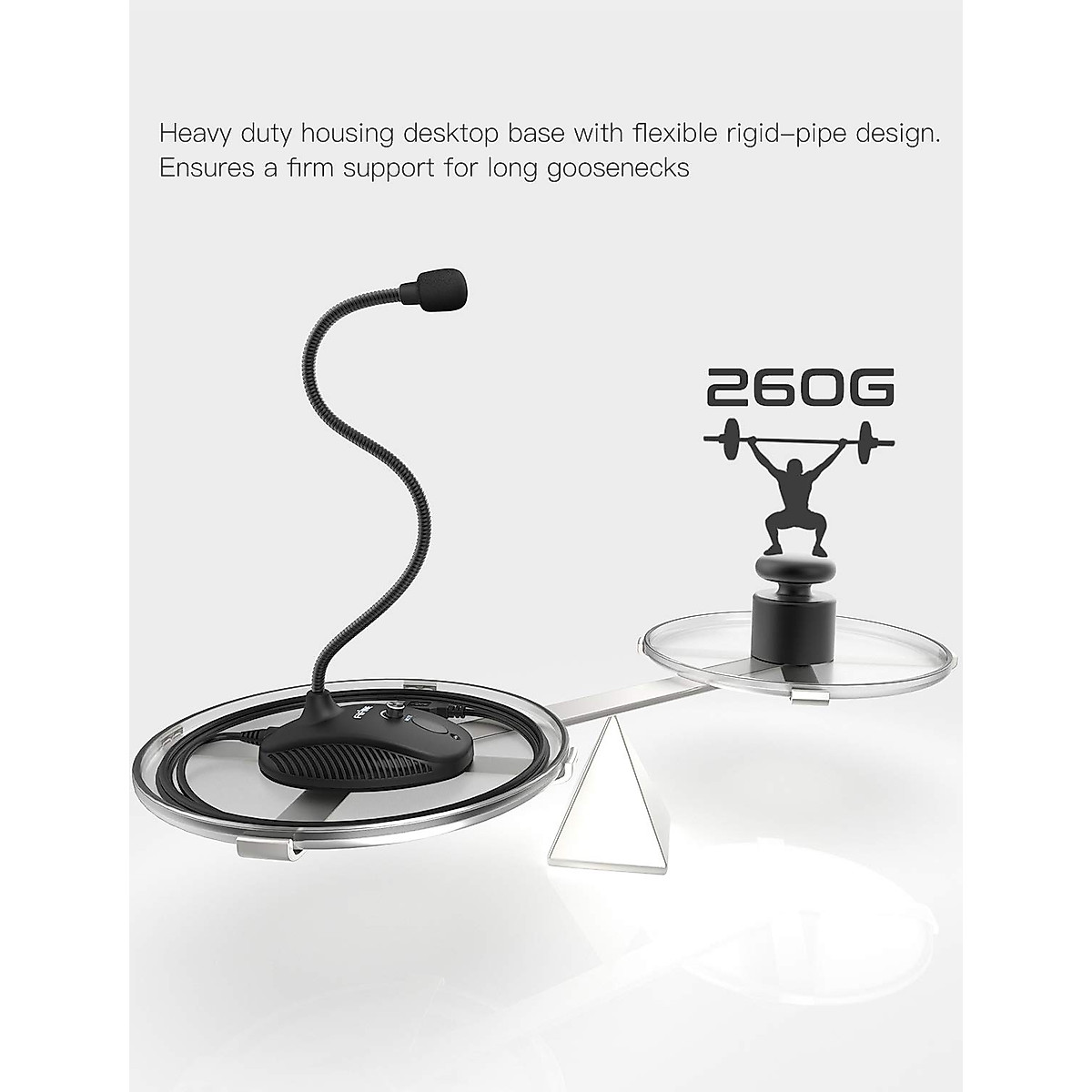 Fifine USB Computer Microphone, Plug &Play Desktop Condenser PC Laptop Mic,Mute Button with LED Indicator, Compatible with Windows/Mac, Ideal for YouTube,Zoom,Recording,Twitch Games(K054)