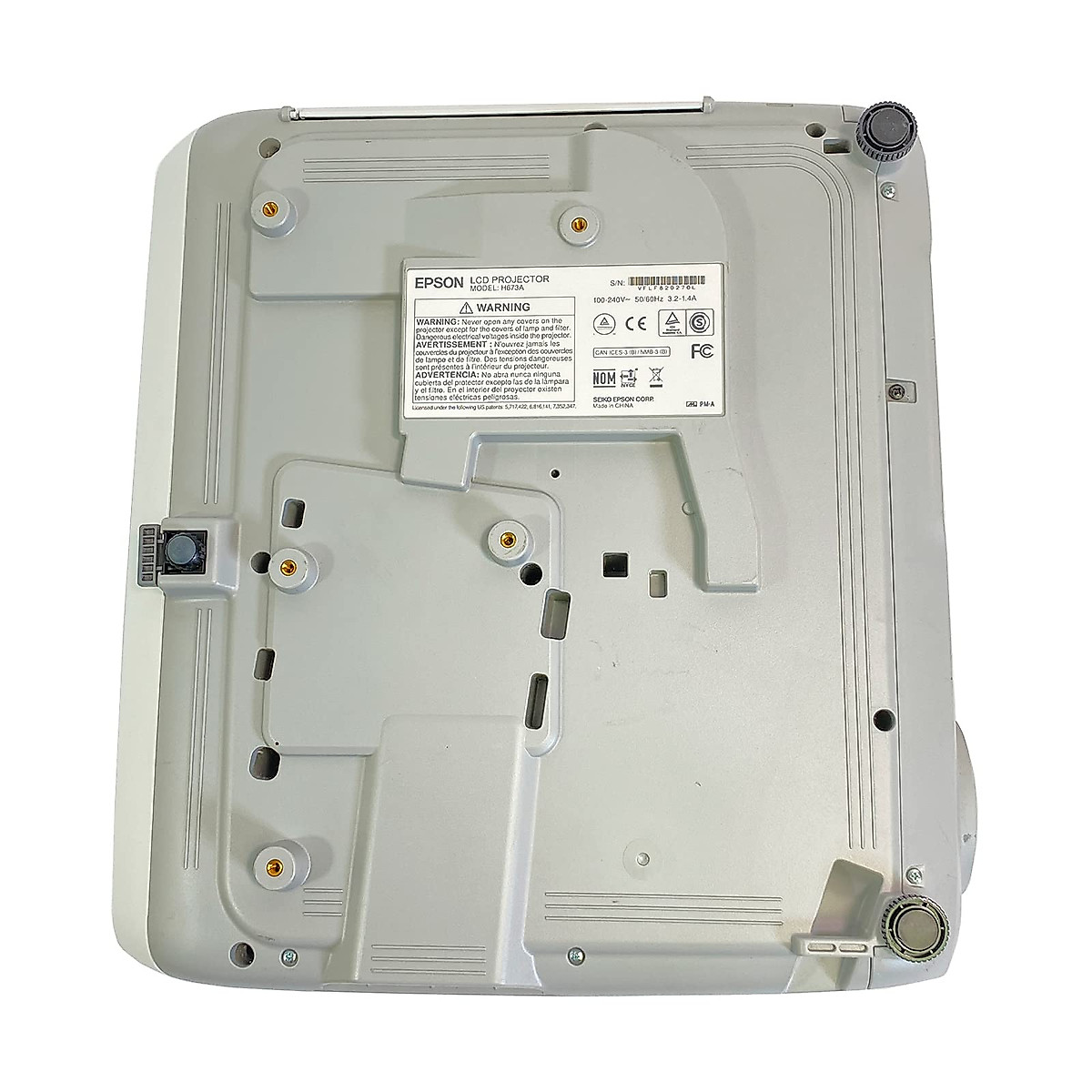 Epson PowerLite 530 XGA 3LCD Projector, White