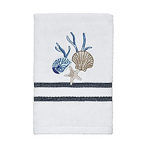 Avanti Linens - Hand Towel, Soft & Absorbent Cotton Towel (Blue Lagoon Collection)