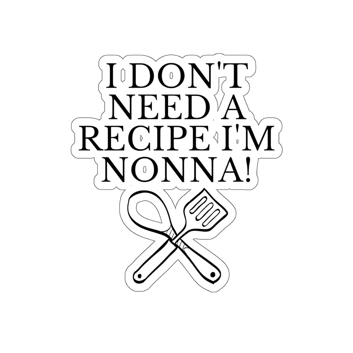 Teegarb Letter Blanket Sticker Decal Humorous Nanna Grandmother Grandparents Granny Party Family Hilarious Grammingo Stickers for Laptop Car 6" × 6" / White