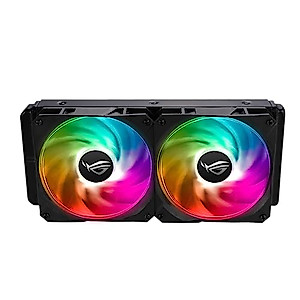 ASUS ROG Strix LC NVIDIA GeForce RTX™ 4090 OC Edition Gaming Graphics Card (PCIe® 4.0, 24 GB GDDR6X, HDMI® 2.1, DisplayPort™ 1.4a, Full-Coverage Cold Plate, 240 mm Radiator, 560mm tubing)