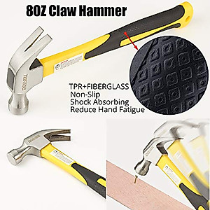 DOWELL Tool Set 49-Piece Home Repair Hand Tool Kit with Plastic Tool Box Storage Case