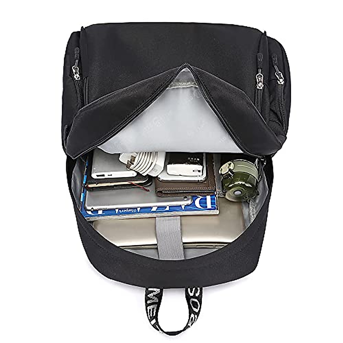 ABTXB DBZ Luminous School Backpack Reflective Backpack for School and Sport, Multicolor, 18.9 x 14.1x 7.8 inches