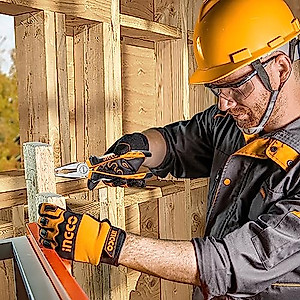 INGCO Pliers Tool Set, 3pcs Small Plier Set, 8 Inch Combination Pliers, 6 Inch Diagonal Cutting Pliers, 6 Inch Needle Nose Pliers HKPS08318