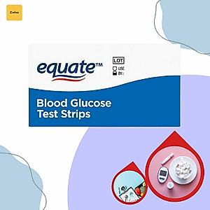 Zwivo Blood Glucose Test Strips Bundle with Equate Blood Glucose Test Strips 50ct & Travel Pouch Compatible with One Touch Ultra Test Strips, One Touch Ultra 2 Test Strips, Diabetic Test Strips