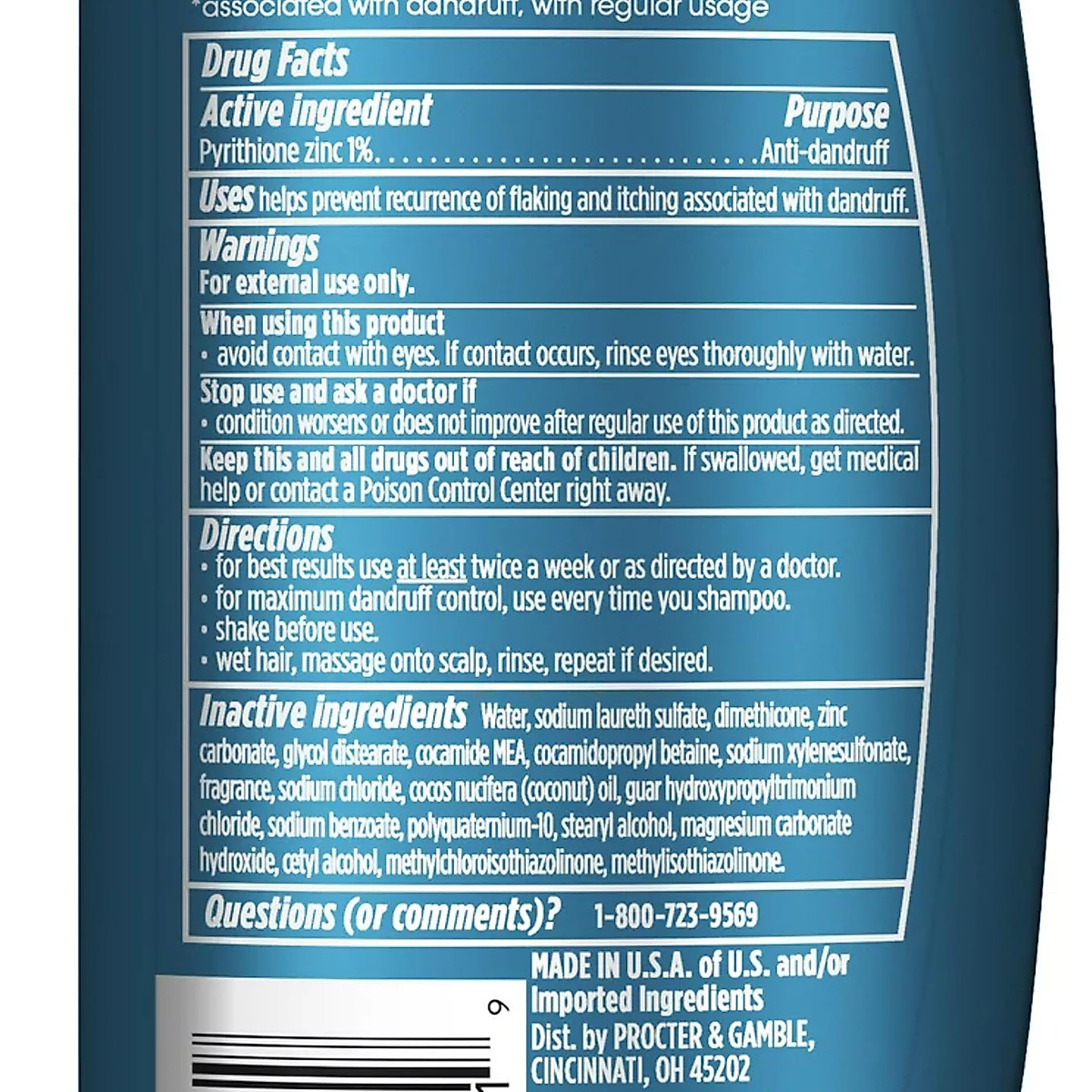 Head & Shoulder Shampoo Royal Oils Moisture Boost W/Coconut Oil