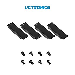 UCTRONICS Blank Covers for Raspberry Pi 3U Rack Mount, 4-Pack